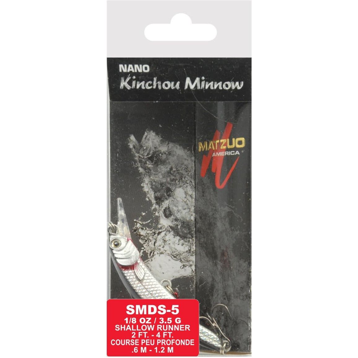 Matzuo Nano Kinchou Minnow Lure 3.5gm SIL/BLACK 3.5gm – Outside Sports